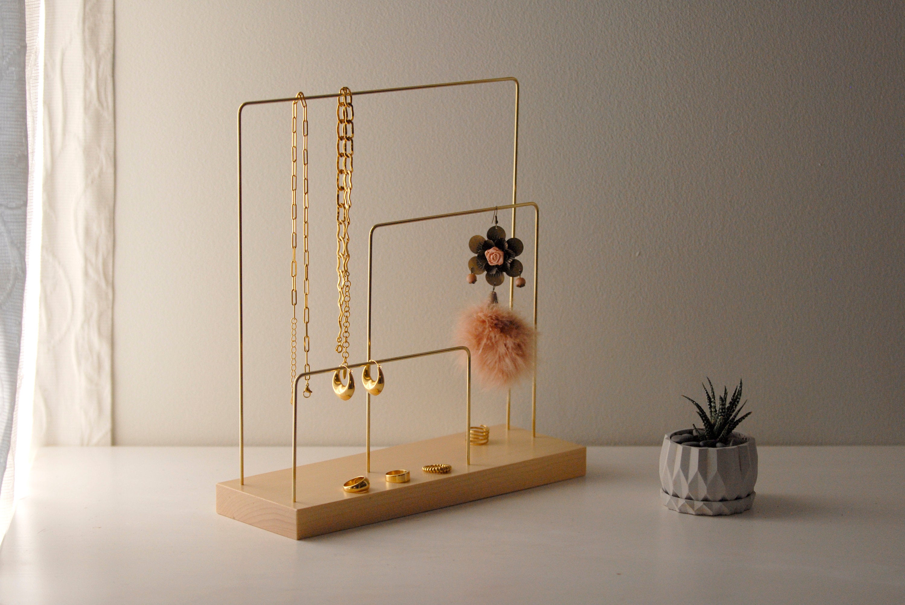Classic Large Asymmetrical Jewelry Stand – HanHanCraft